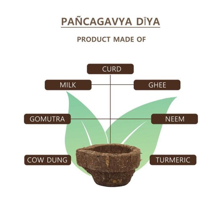 Benefits of Panchagavya Diya (A True Indian Celebration)